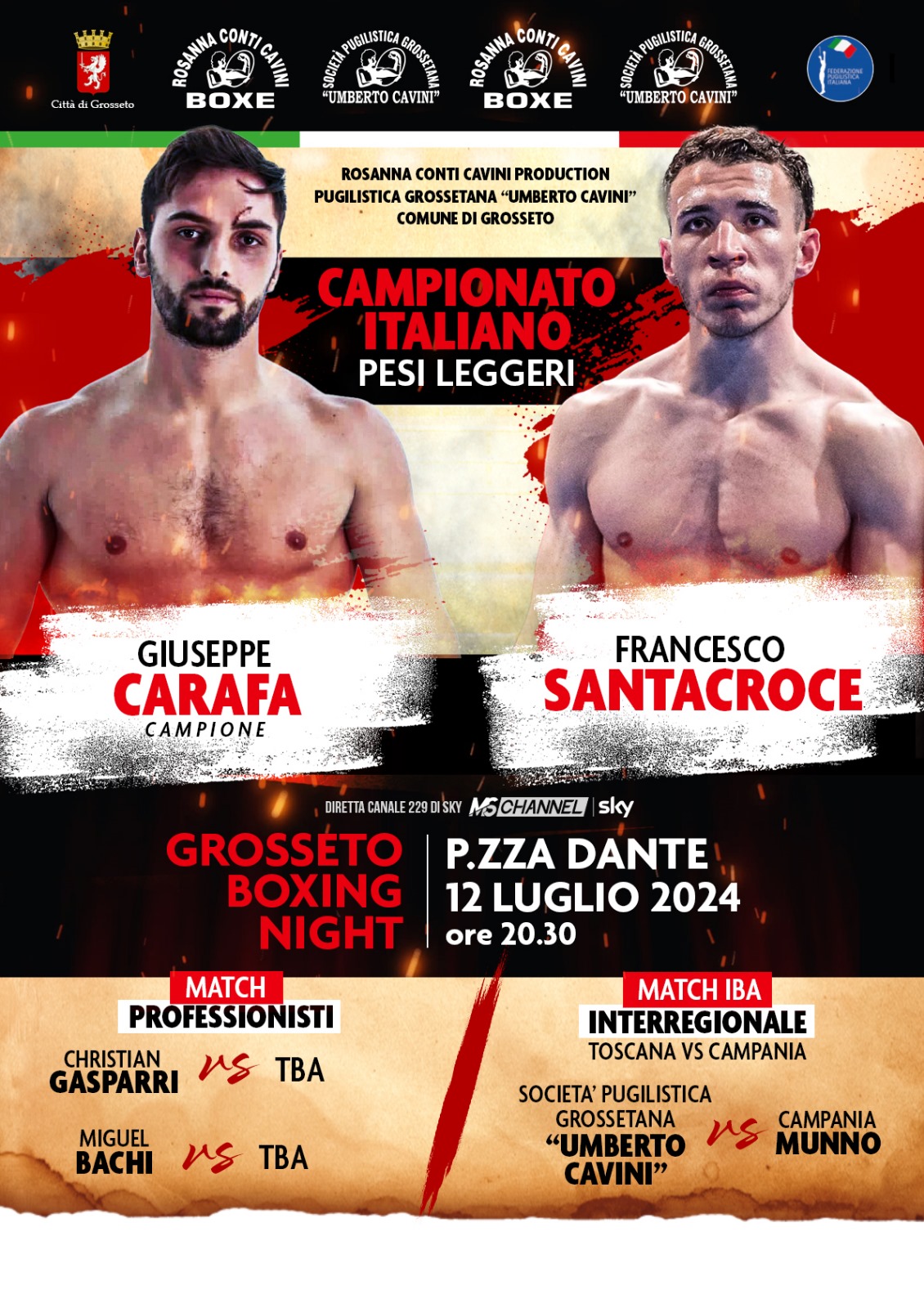 Cresce l’attesa per la riunione di boxe “Grosseto Boxe night” promossa ...