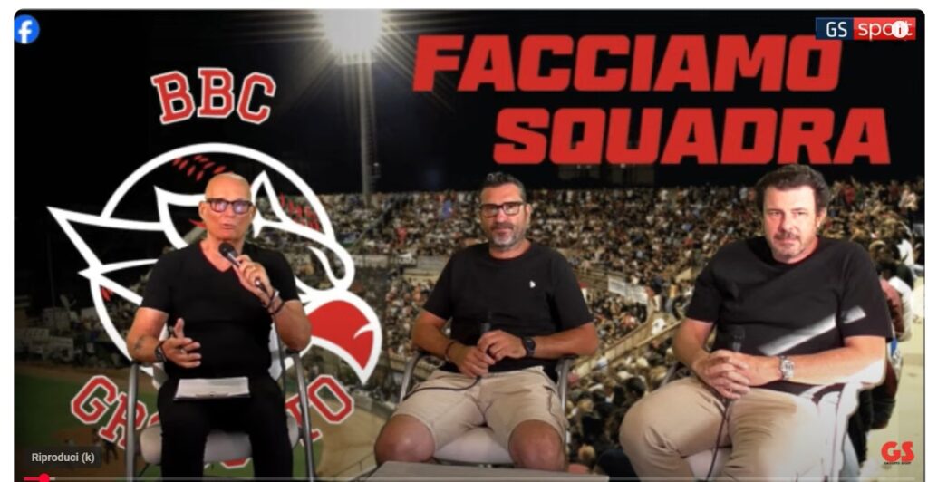 Gs-Tv. Appuntamento in diretta con trasmissione di baseball “Bbc Hub” realizzata in ...