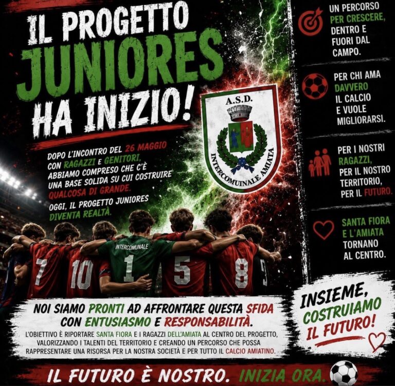 Intercomunale Santa Fiora verso il futuro con la Juniores! – Grosseto Sport