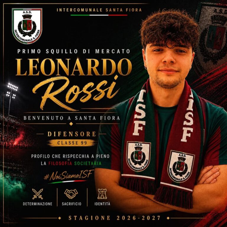 I.S.Fiora: arriva Leonardo Rossi – Grosseto Sport